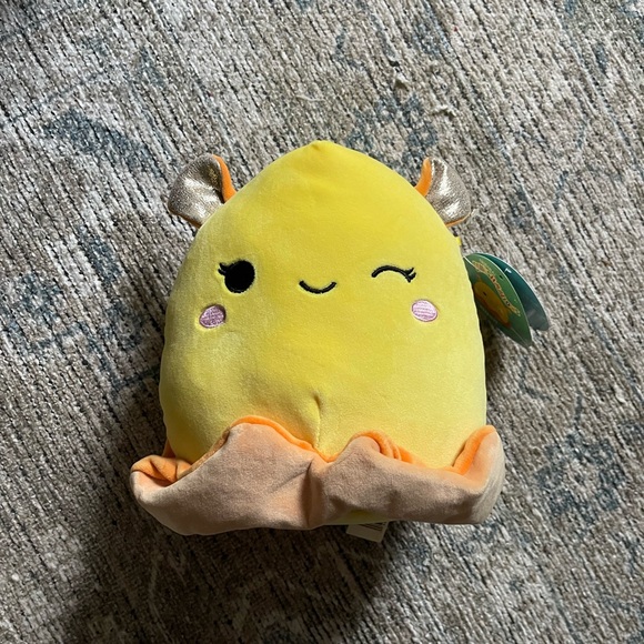 Squishmallows | Toys | Nwt Yellow Octopus Sea Creature Squishmallow ...